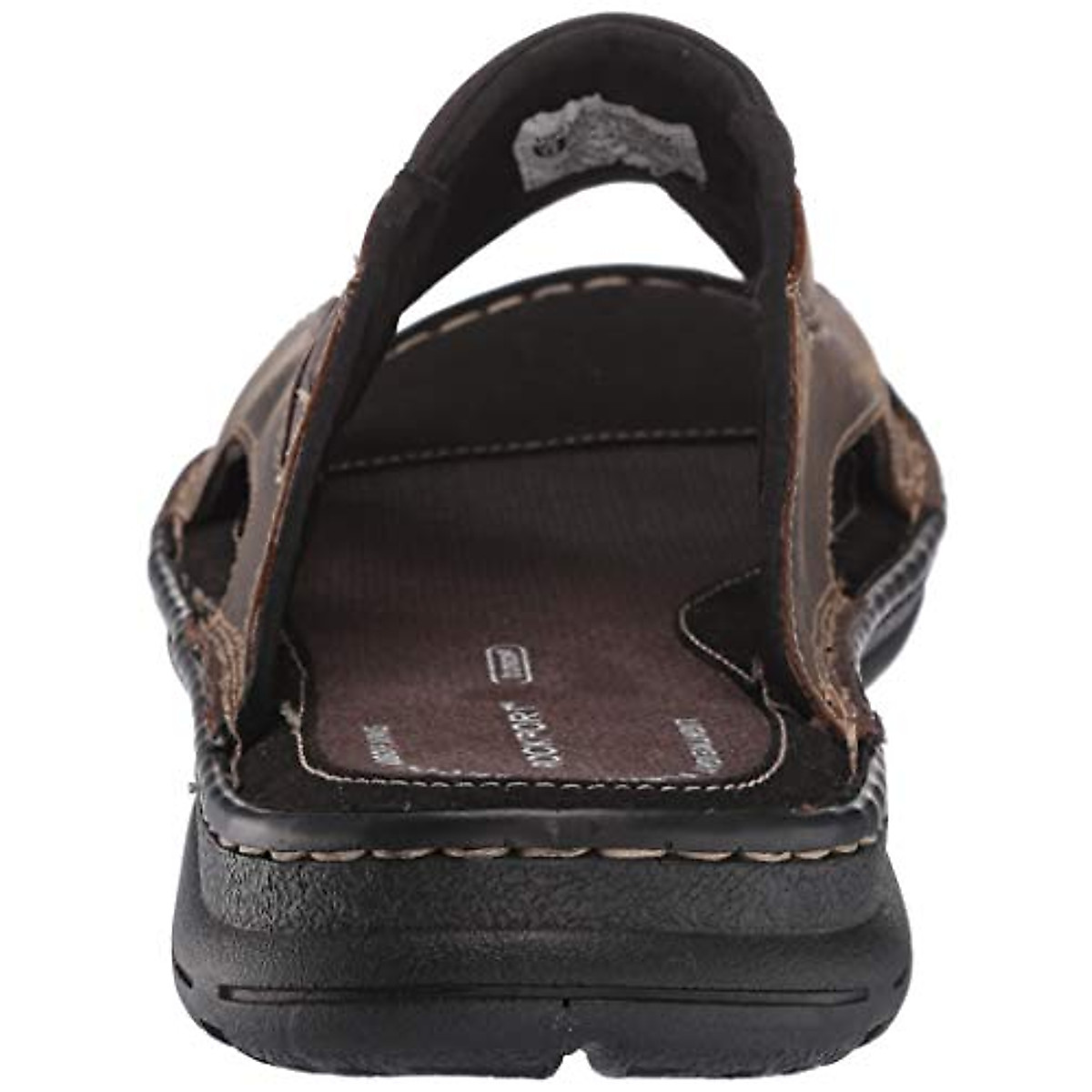 Rockport Men's Darwyn Slide 2 Sandal, Brown II Leather, 11 M US