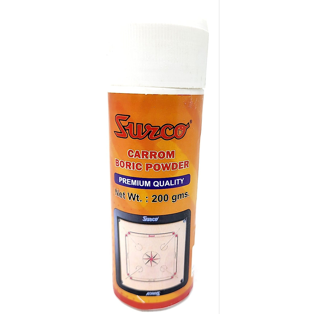 Surco Professional Carrom Board Powder for Carrom Board - 200 GMS