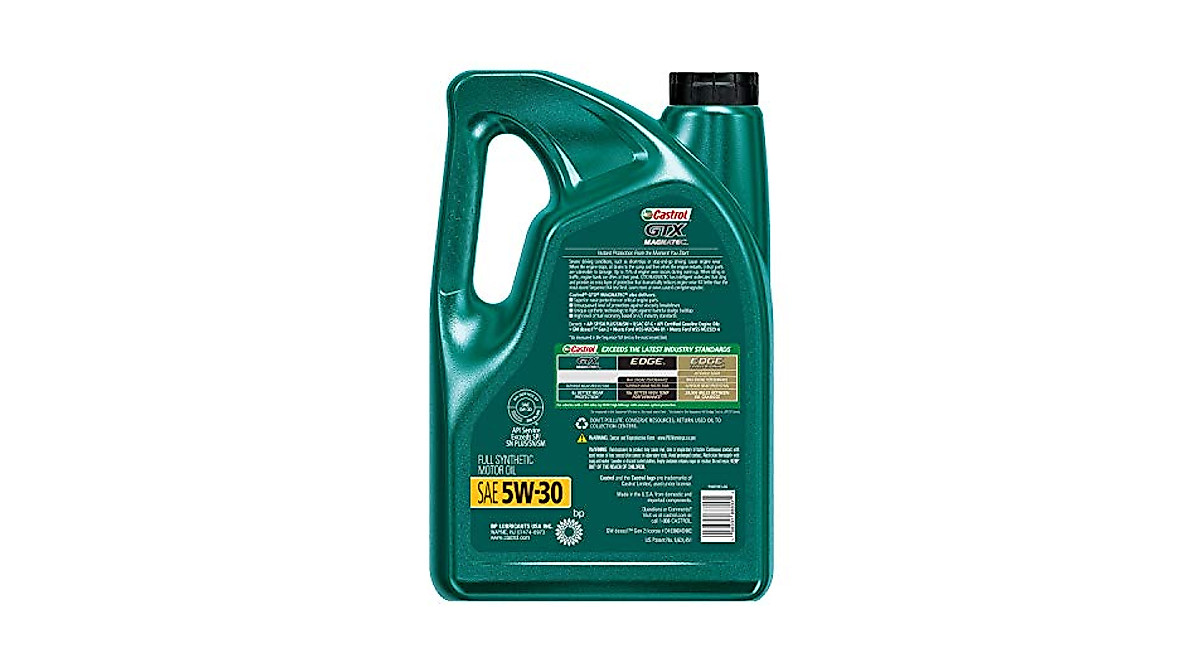 Castrol GTX MAGNATEC 5W-30 Full Synthetic Motor Oil - 3 Pack