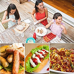 YYYFEI Hot Dog Silicone Mold,6 Cavity Hot Dog Silicone Mold,Sausage Mold for DIY Homemade Hot Dogs,Bread, Candy, Chocolate and Cake，4pcs