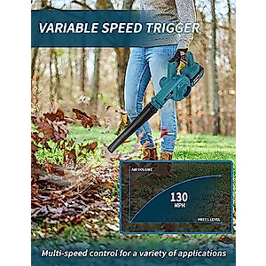 Cordless Leaf Blower，with 21V 3.0 Ah Lithium Battery Powered,High Power and Portability,Patio/Deck/Garden Cleaning, Garage Dusting