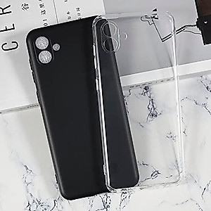 for Samsung Galaxy A04 4G A045F A045M Ultra Thin Phone Case, Gel Pudding Soft Silicone Phone Case for Galaxy A04 4G 6.50 inches (Transparent)