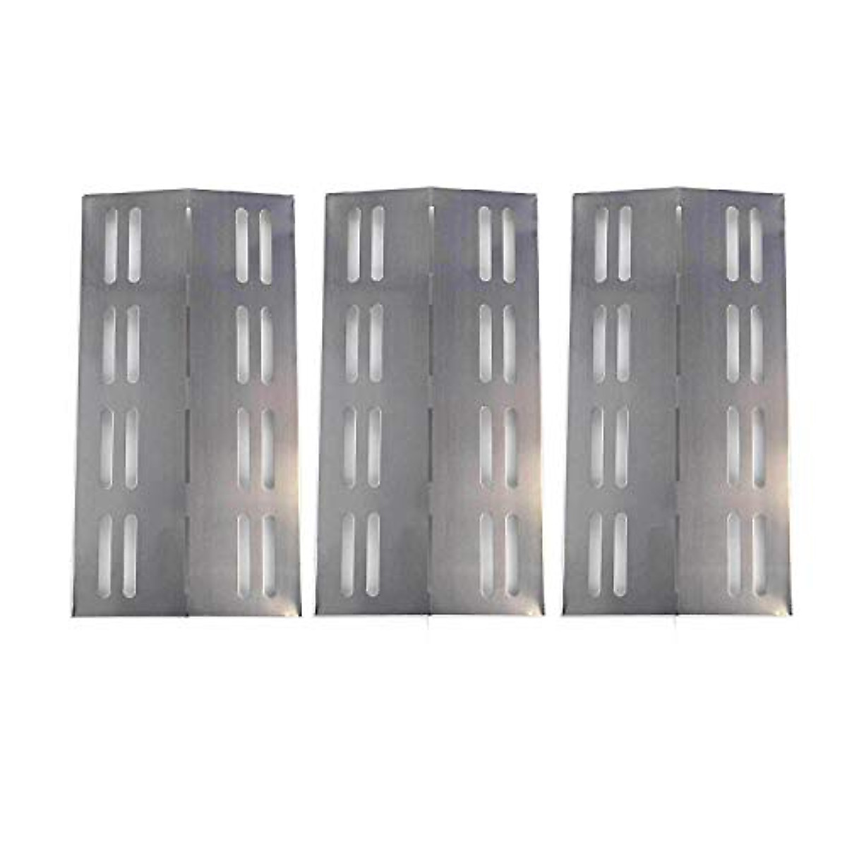 3 Pack Stainless Steel Heat Shield for Barbeques Galore 3BENDLP, Charbroil 463742111, Grand Hall REGAL04CLP, Patio Chef SS42, SS54, SS72LP, SS72NG, p01705006e and Grill Chef PR364 Gas Grill Models