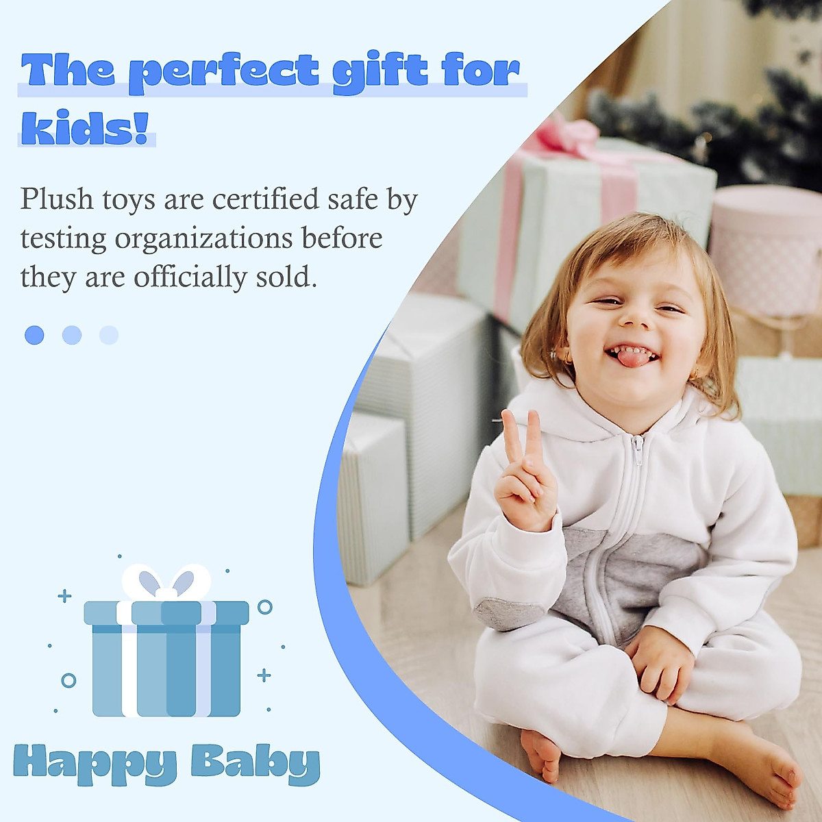 My OLi 5" Plush Toys Set: Stuffed Animals Bundle - Cute Animals Toys Pack of 6 for Babies & Kids