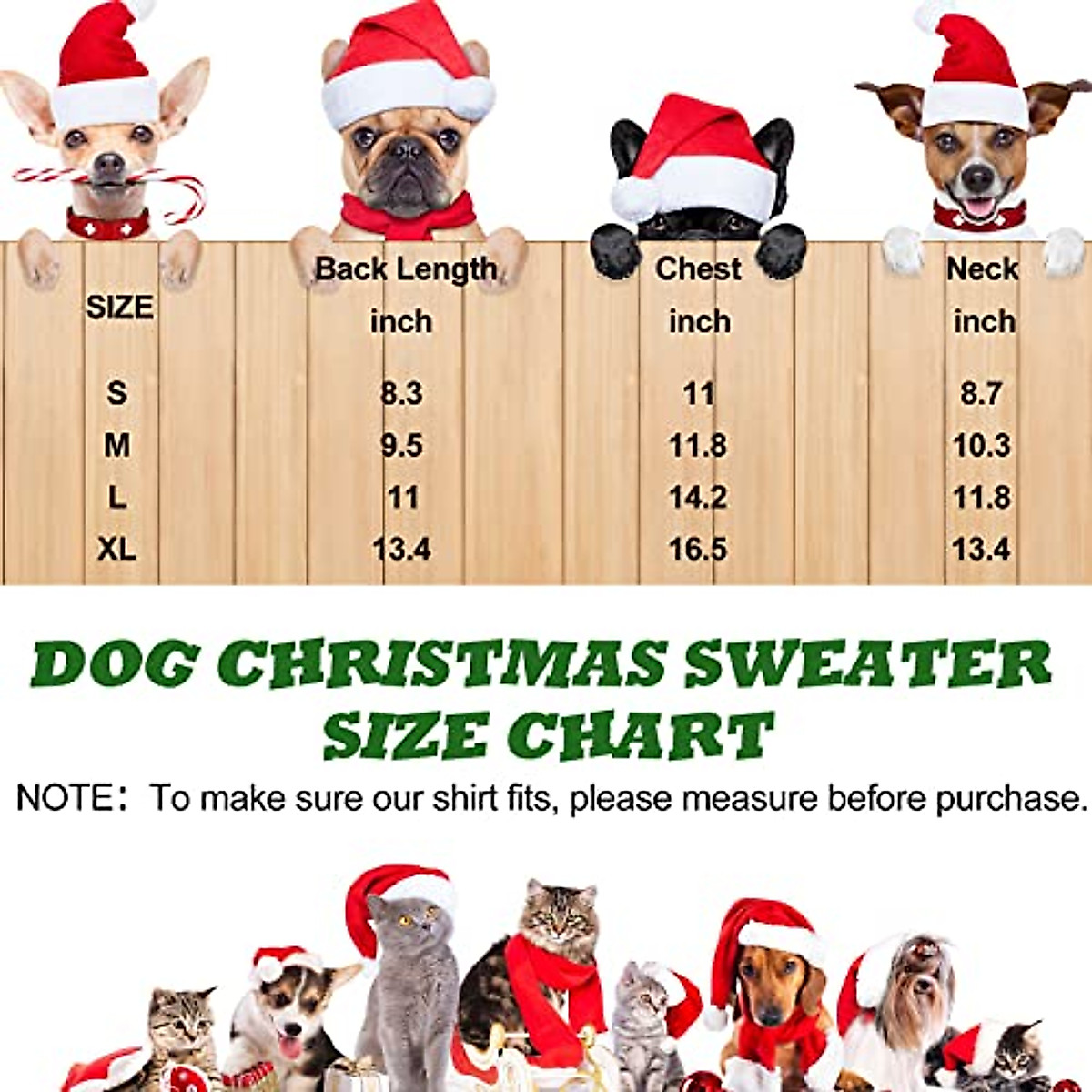 4 Pieces Dog Christmas Sweater Warm Knit Dog Sweater Turtleneck Cute Soft Dog Sweater Costume Reindeer Snowflake Dog Christmas Outfit Cold Weather Pet Christmas Clothes for Dog Puppy (Small)