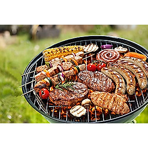 only fire Stainless Steel Charcoal Ash Basket Charcoal Briquet Holder BBQ Accessories for Weber 22" Kettle Grills