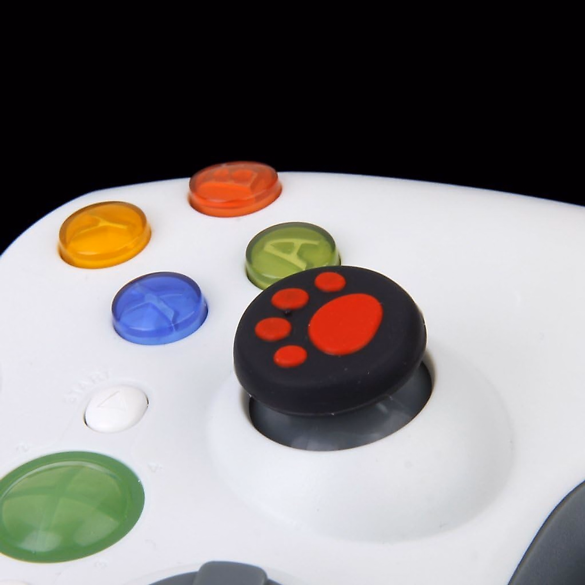 Vivi Audio Thumb Stick Grips Cap Cover Joystick Thumbsticks Caps For PS4 XBOX ONE XBOX 360 PS3 PS2 Red Cat Dog Paw