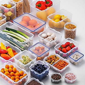 LocknLock Easy Essentials Pantry Rectangular Food Storage Container, 5.5 Cup - Clear