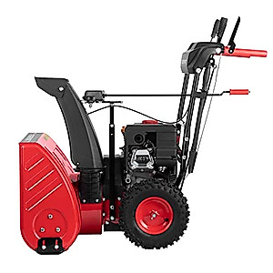 PowerSmart Snow Blower 24 Inch 2-Stage 212cc Engine Gas Powered with Electric Start PS24