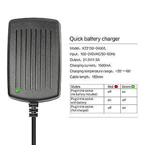 G LAXIA 20V Max Li-Ion Battery Charger for G LAXIA Cordless Power Tools