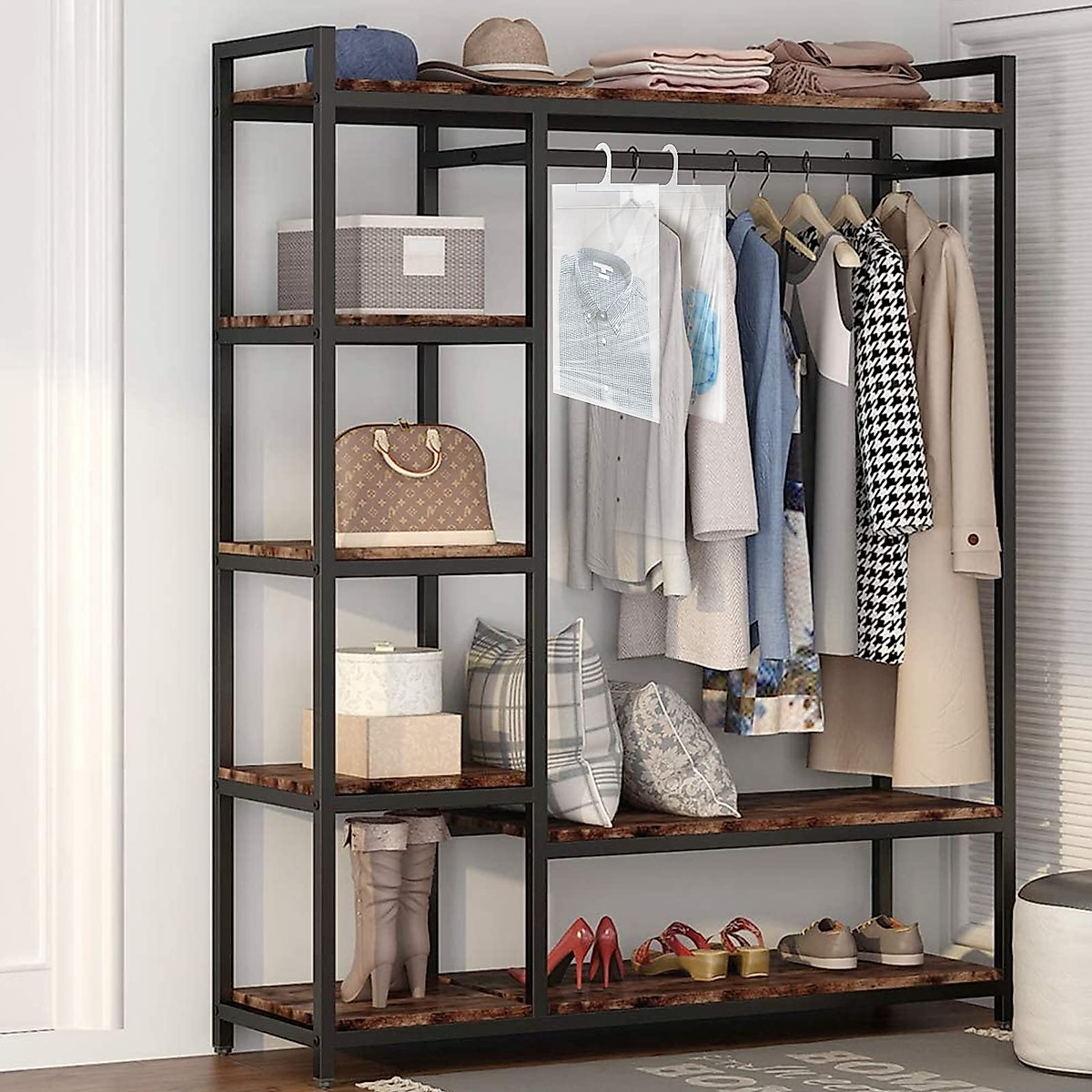 Hanging Storage Bags 24 Pack, Large Hook 10 x 12.5-inch Clear Plastic Bags for Classroom, Library and Pharmacy Use