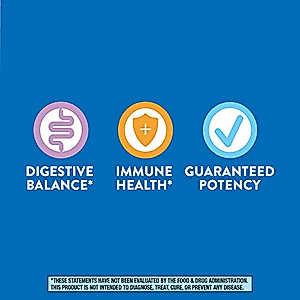 Nature’s Way Fortify Optima Daily Probiotic 60 Billion 15 Strains Digestive and Immune Support* with Prebiotics 30 Capsules