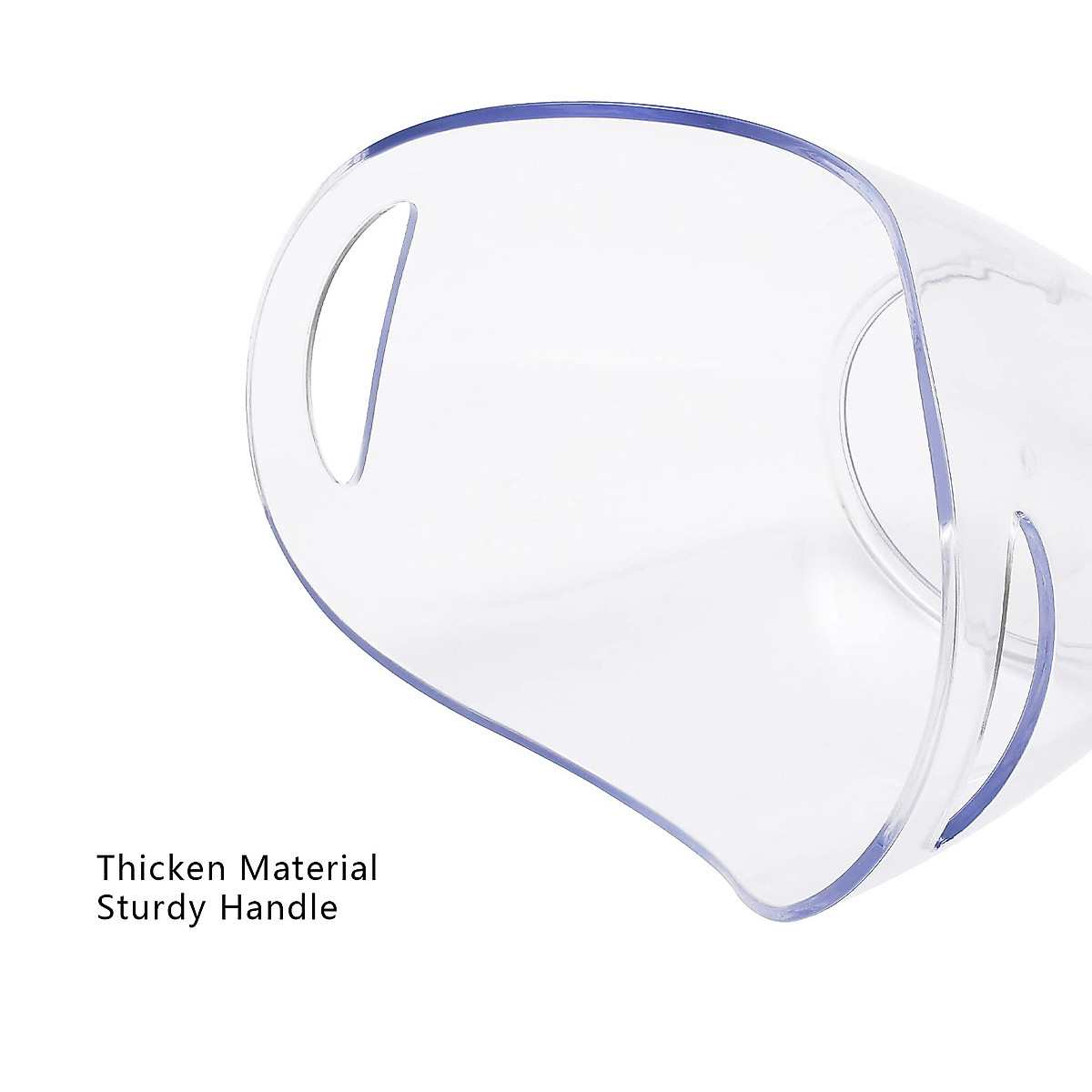 12L Ice Beverage Tub Large Drink Bucket Clear Acrylic Ice Bucket Wine Champagne Bucket for Parties Barbecues Picnics