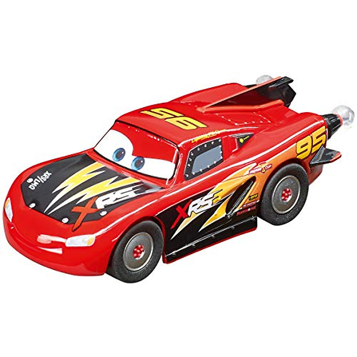 Carrera 64163 Disney Pixar Cars Lightning McQueen Rocket Racer 1:43 Scale Analog Slot Car Racing Vehicle GO!!! Slot Car Race Tracks
