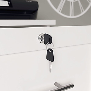 Realspace® 17" D Vertical 2-Drawer File Cabinet, White