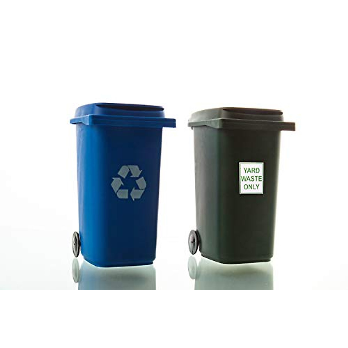 ZAEO Yard Waste Only Decal - Sticker for Trash Cans, Garbage Cans and Containers - 8 Inches x 6 Inches (Green, 1)