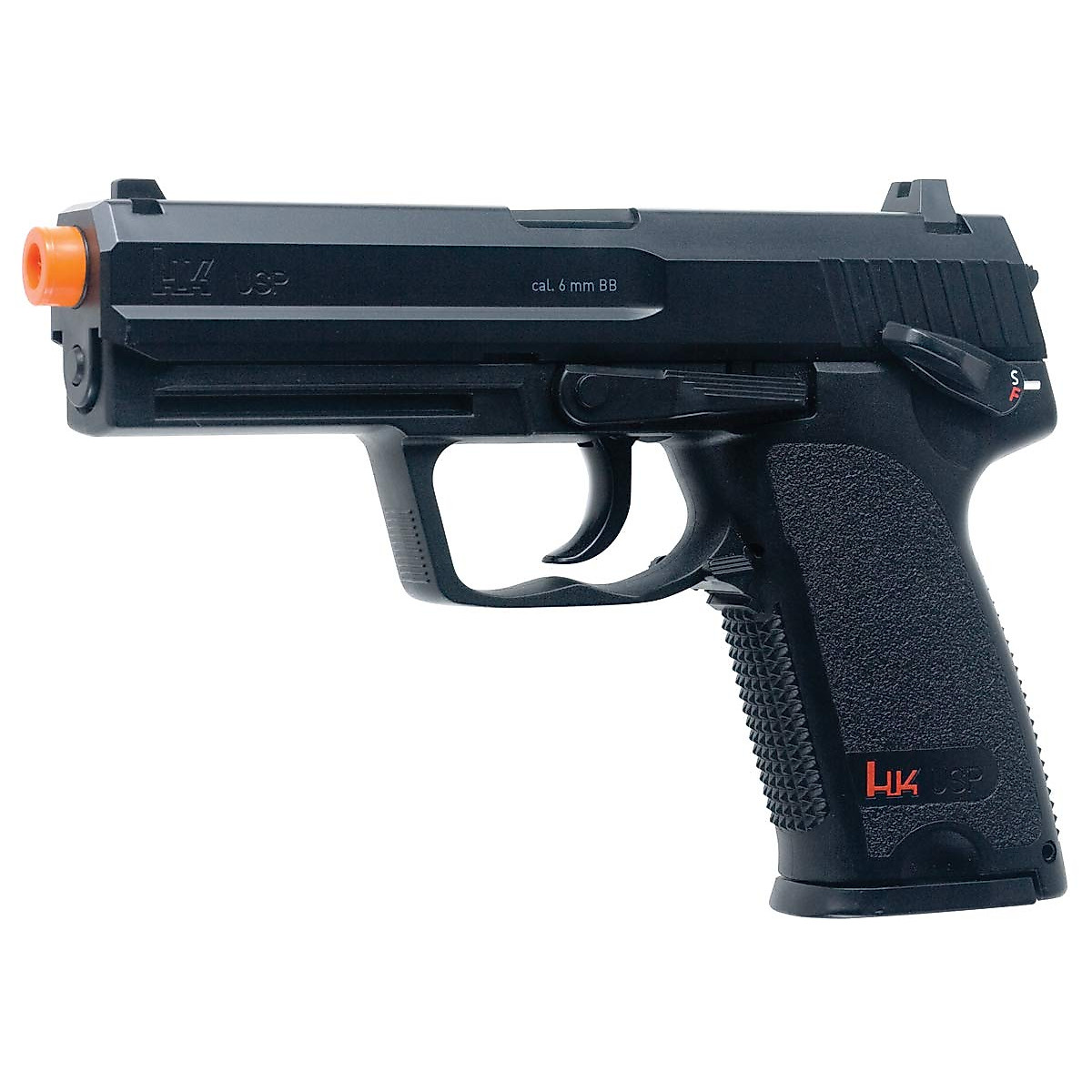 Elite Force HK Heckler & Koch USP CO2 Powered 6mm BB Pistol Airsoft Gun, Standard Action, Black