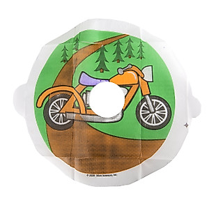 Mom Invented Potty Training Tinkle Targets for Boys - Planes, Trains & Motorcycles