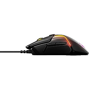 SteelSeries Rival 600 Wired Gaming Mouse - 12,000 CPI TrueMove3+ Dual Optical Sensor - 0.5 Lift-off Distance, RGB Lighting, USB PC Gaming Mice Compatible with Windows and Mac Computer/Laptop (Renewed)