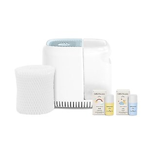 Canopy Nursery Humidifier, Blue Nursery Humidifier, 36 HR Run Time, 2.5L Capacity Tank - Produces Clean, Filter Moisture to Hydrate Baby Nursery. Includes Two Aromas Power Cord & Adapter