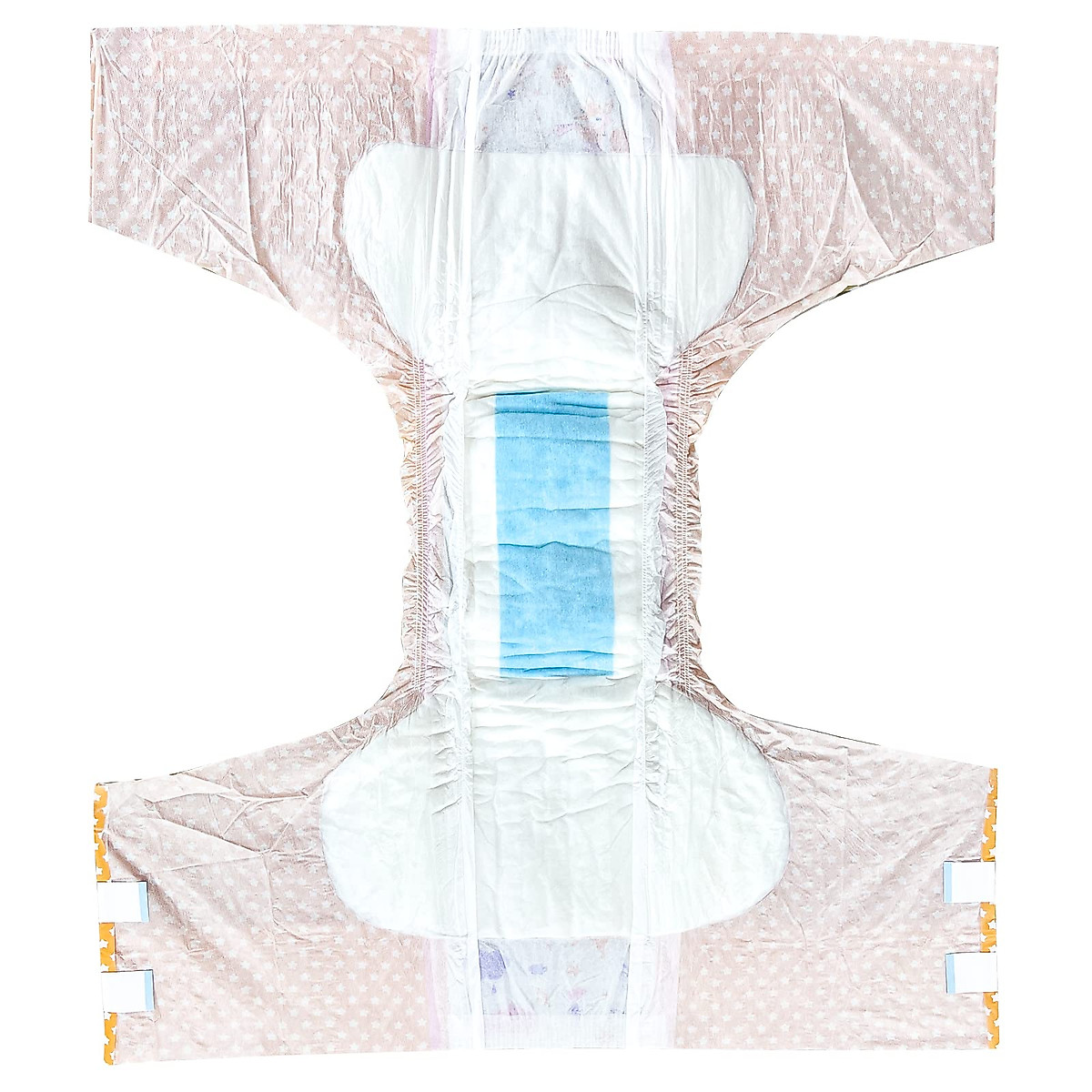 Aimisin Adult Printed Diapers,XX-Large-Fox and Bear, 7 Pieces for Men and Women - Leak Protection Heavy Absorbency Protection Diapers