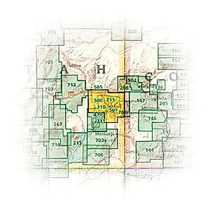Moab Greater Region Map (National Geographic Trails Illustrated Map, 505)