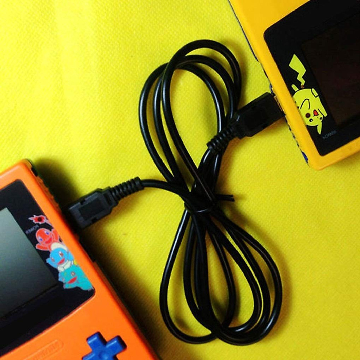 Gameboy Player Link Cable Connect Cord Cable, 2 Pack for Nintendo Gameboy Advance and SP