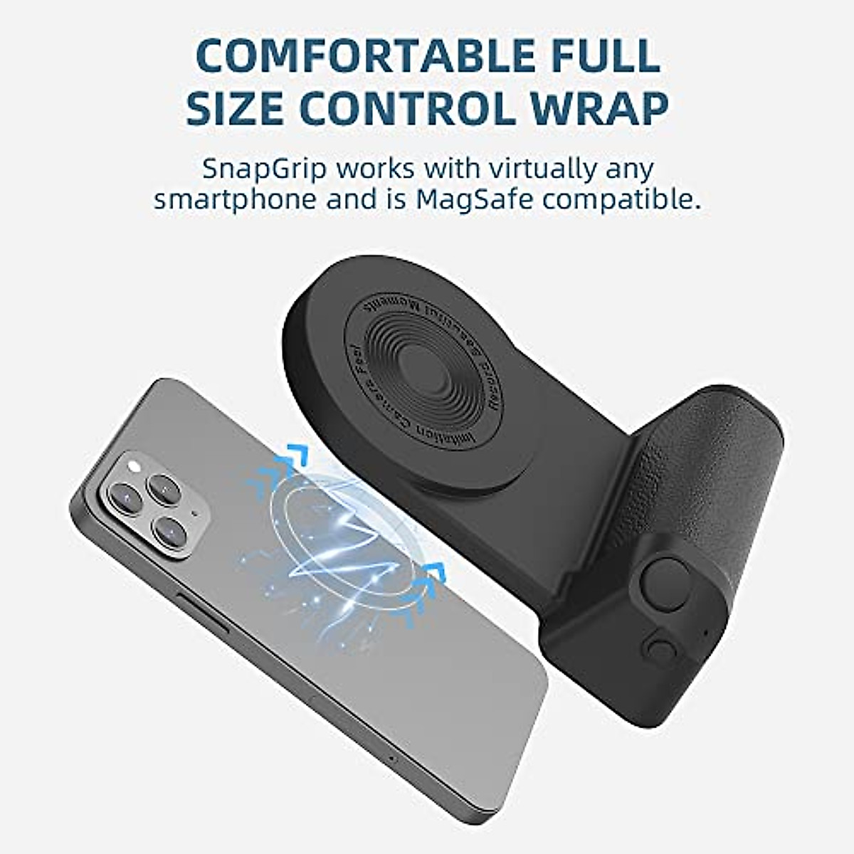 AZURAOKEY Smartph Camera Shutter Remote Handle Selfie Stands 3 in 1 Camera Holr Grip Type-C Charging Multifunctional Camera Holr Grip Anti-Shake for Android/