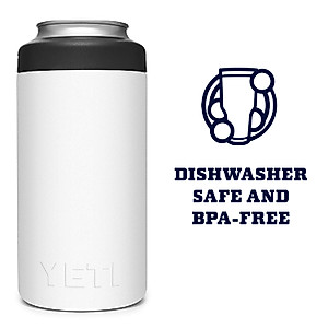YETI Rambler 16 oz. Colster Tall Can Insulator for Tallboys & 16 oz. Cans, White