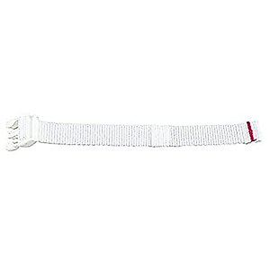 Replacement Parts for Baby Swing - Fisher-Price Revolve Baby Swing FBL70 ~ One White Replacement Waist Strap (Swing needs two) with male part of buckle