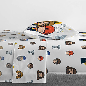 Harry Potter Hogwarts is My Home 3 Piece Twin Sheet Set (Offical Harry Potter Product)