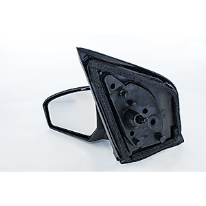 Dependable Direct Left Driver Side Mirror Compatible with Nissan Sentra (2007 2008 2009 2010 2011 2012) Manual, Unpainted Non-Heated Outside Rear View Replacement Door Mirror - Parts Link #: NI1320166
