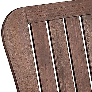 Teal Island Designs Dylan Dark Wood Outdoor Adirondack Chair