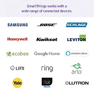 Samsung SmartThings GP-U999SJVLBAA Magnetic Motion Sensor, White, 1 Count (Pack of 1)