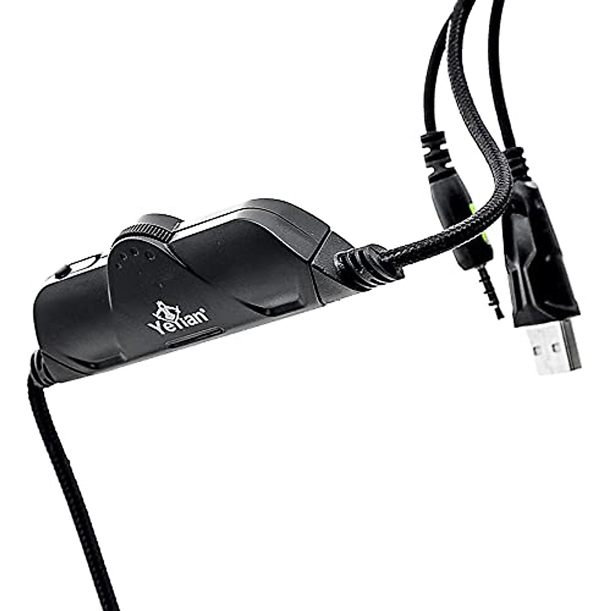 YEYIAN Force Stereo Gaming Headset Mic, Noise Cancelling Over Ear Microphone Headphones, Bass Surround, Soft Earmuffs, Compatible with PS4 Xbox One PS5 Nintendo Controller PC Laptop Games, Winter Camo