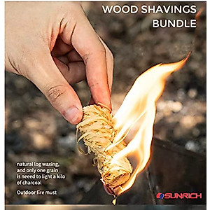 Fire Starters for Wood Stove, BBQ, Fireplace, Charcoal Starter, Campfires,Pellet Stove,Chimney, Fire Pit, BBQ, Waterproof Odorless Safe for Indoor/Outdoor Use - Quick Natural Firestarter (Pack of 20)