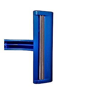 Disposable Twin Blade Razor [Pack of 100] Professional Blue Easy Grip Throw Away Single Use Body Shaving Razors for Silky Smooth Shave for Men and Women with Sensitive Skin – Home, travel, homeless