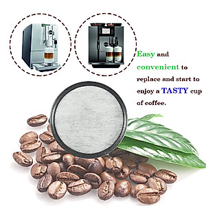 Replacement Filters For Mr Coffee Filters Replacement Mr.Coffee Charcoal Filters Mr. Coffee Filter Disks Cartridge Water Filter Discs For Mr. Coffee 4-12cups Coffee Maker Machine -12Pack