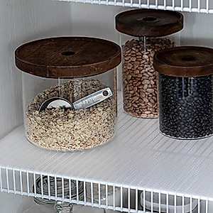 Duck Brand Clear Classic Easy Liner Shelf Liner, Non-Adhesive, Clear, 24 Inches x 10 Feet & Clear Classic Easy Liner Shelf Liner, Non Adhesive, Clear, 20 Inches x 4 Feet