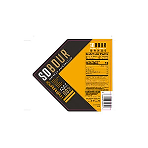 SOBOUR Bourbonesque Non Alcoholic Whiskey, Smooth and Indulgent Award Winning Non Alcoholic Spirits, 0.0% ABV. - Halal, Low Sugar, Vegan and Gluten Free, Part of the Spirits of Virtue Range (700ml)