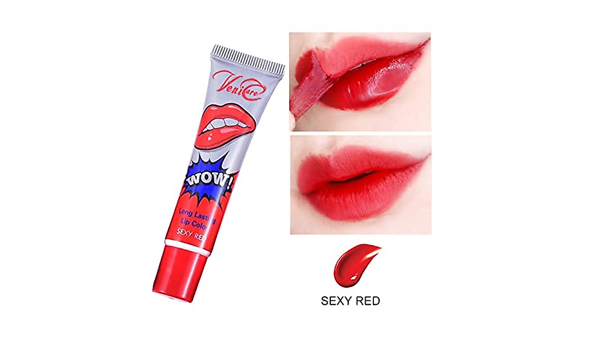 VeniCare 6 Color Peel Off Lip Stain Gloss Tattoo - Long Lasting