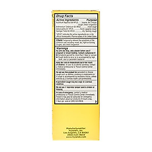 Cough Syrup for Kids Ages 2+ 100% Honey for Kids by Hyland's, Decongestant, Natural Relief of Cough and Chest Congestion, 4 Fl Oz