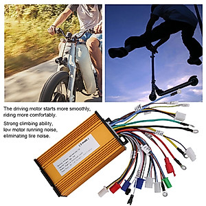 Electric Bike Speed Motor Controller E Bike Brushless Controller, Electric Scooter Motor Speed Controller Three Mode 12 Tube, 1000W-1500W Motor Controller