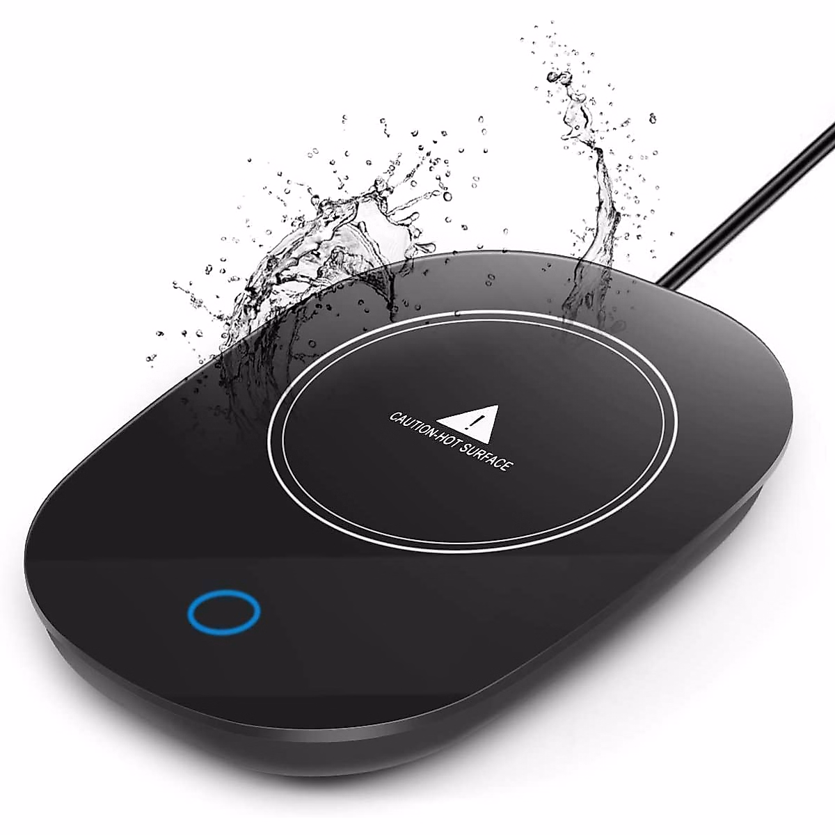 Coffee Mug Warmer, Smart Cup Warmer for Desk with Auto Shut Off, Electric Beverage Warmer, Candle Wax Cup Warmer Heating Plate for Women Valentine's Day Gifts Tea, Water, Cocoa