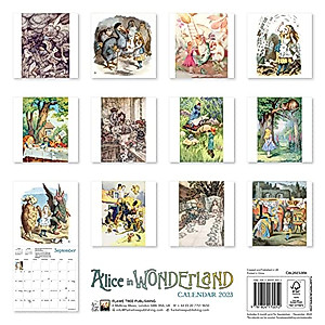Alice in Wonderland Wall Calendar 2023 (Art Calendar)