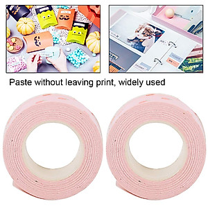 2 Packs Print Label Tape for Labeler Durable Thermal Paper Clear Writing Suitable High Temperatures Width Length
