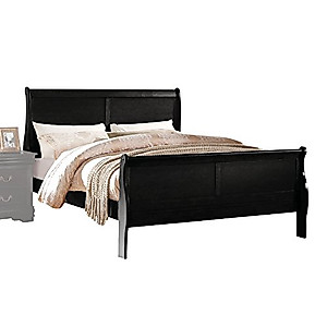 ACME Louis Philippe Queen Bed - 23730Q - Black