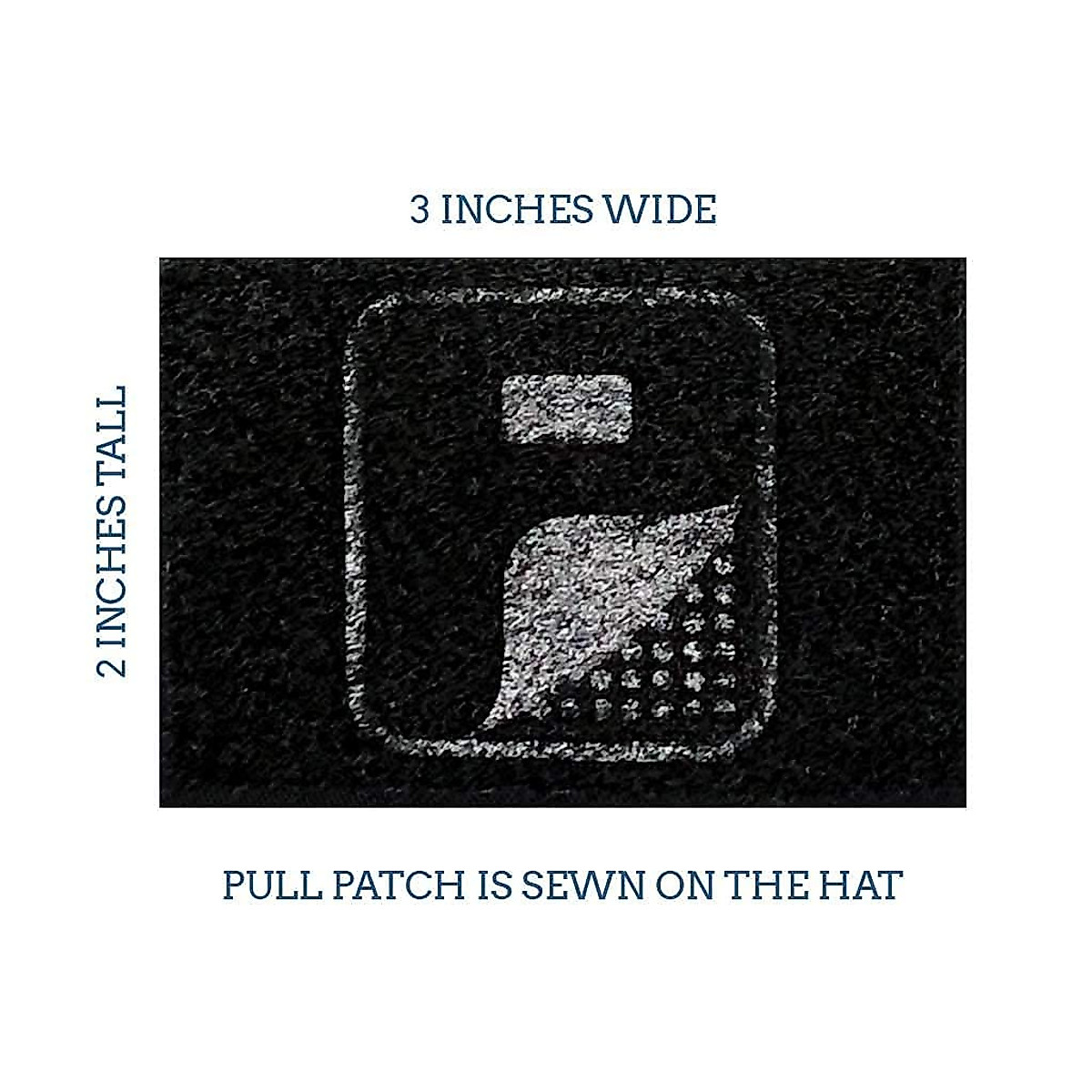 Pull Patch Curved Bill Snapback Trucker Hat | Black Tactical Cap | 2x3 in Loop Surface to Attach Morale Patches