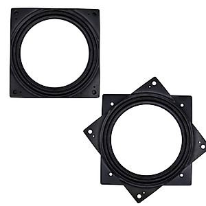 DGQ 6" Lazy Susan Turntable 500 LB Steel Ball Bearing Rotating Tray Strong Sturdy Table Cabinet Low Profile