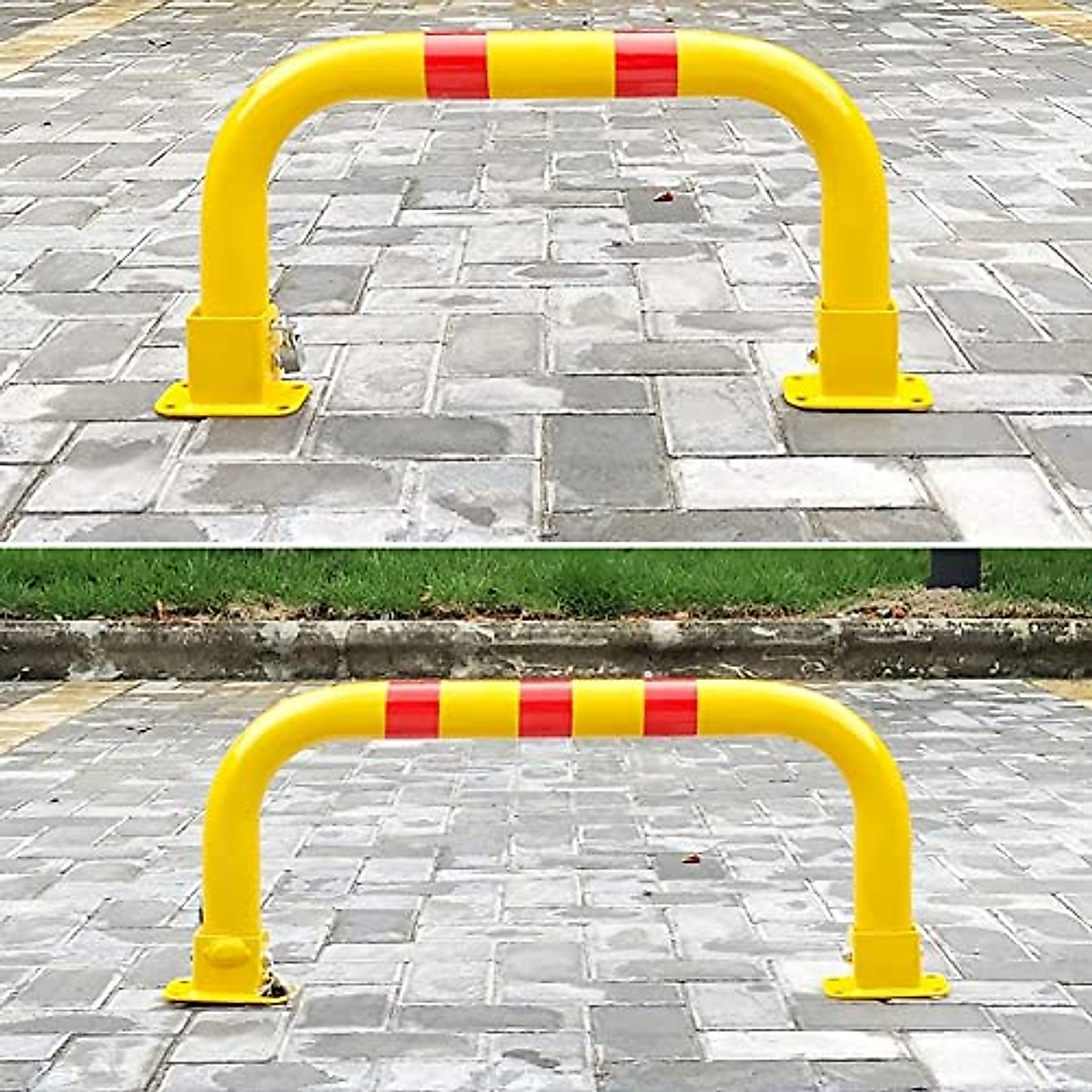 SEFAX Parking Space Lock Folding Parking Barrier, Manual Parking Space Lock & Manual Parking Blocker & Car Parking Gadgets